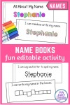 Editable Name Books Name Writing Activities for Preschool – Fun Early ...