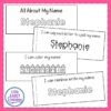 Editable Name Books Name Writing Activities for Preschool – Fun Early ...