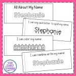 Editable Name Books Name Writing Activities for Preschool – Fun Early ...