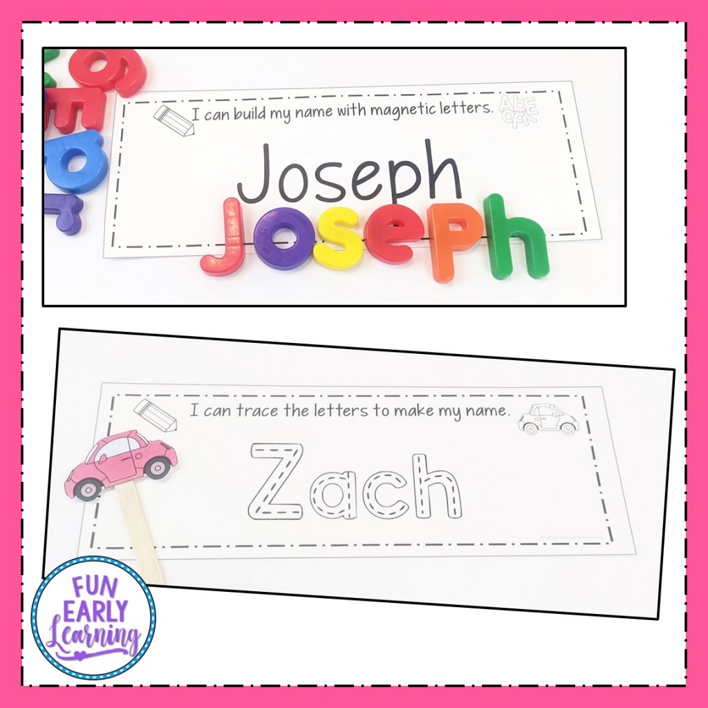 Editable Name Activities Preschool and Kindergarten – Fun Early Learning