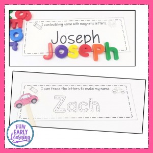 Editable Name Activities Preschool and Kindergarten – Fun Early Learning
