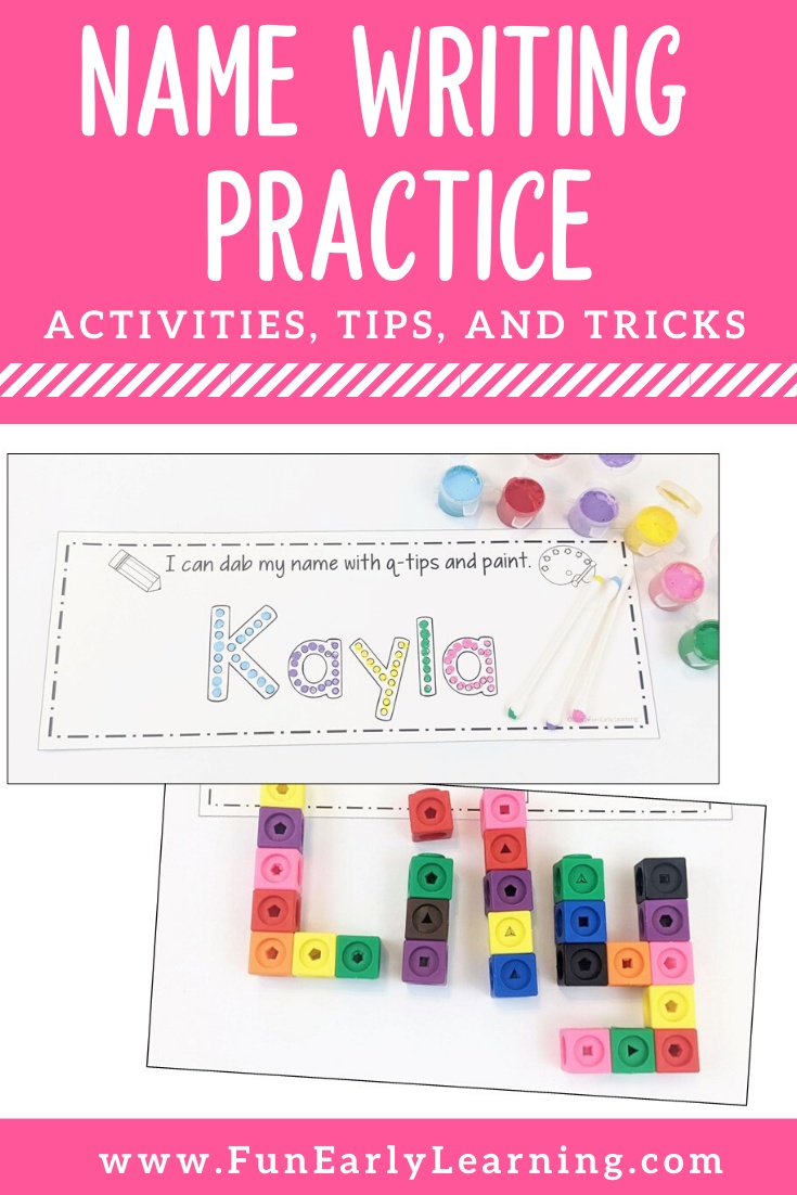 Writing Name Practice – Fun Early Learning