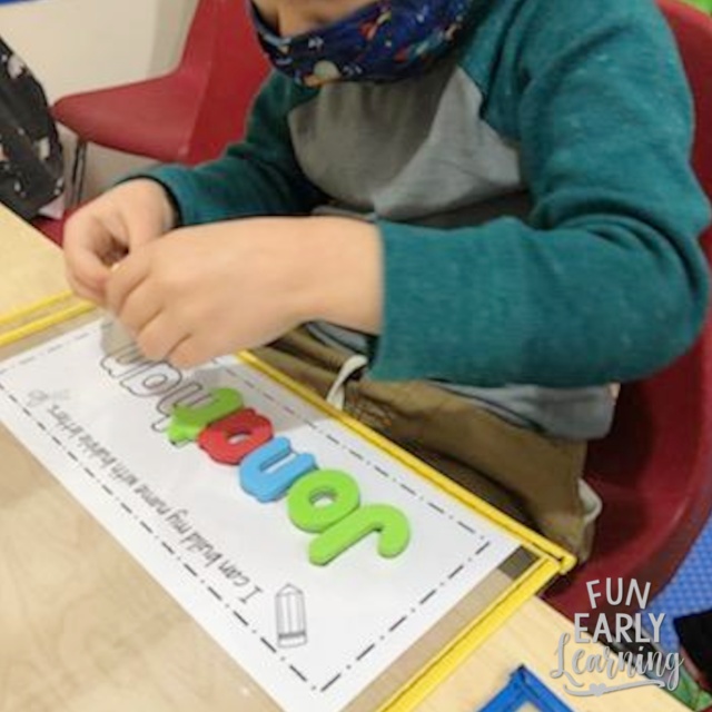 Writing Name Practice – Fun Early Learning