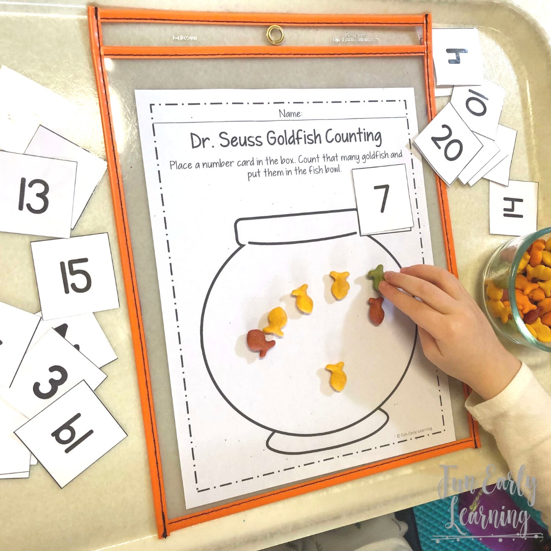 Dr Seuss One Fish Two Fish Activities – Fun Early Learning