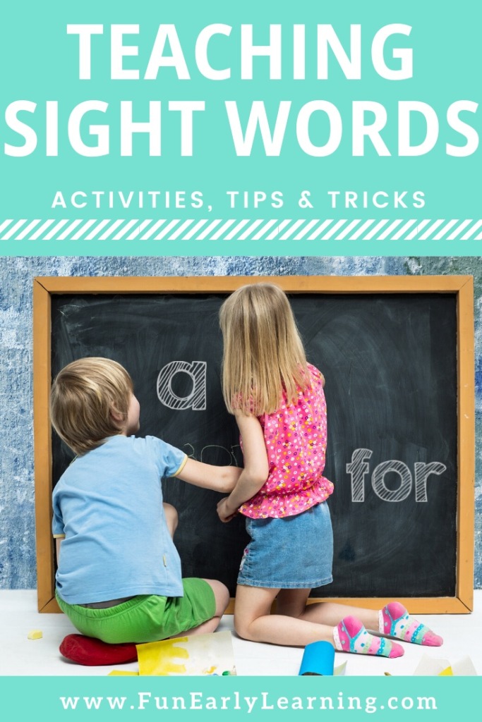 Tips and Tricks for Having Fun Teaching Sight Words – Fun Early Learning