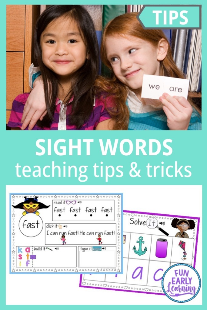 Tips and Tricks for Having Fun Teaching Sight Words – Fun Early Learning